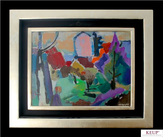 Willi Ulfig | ''Bunte Landschaft '' (1967) | MutualArt