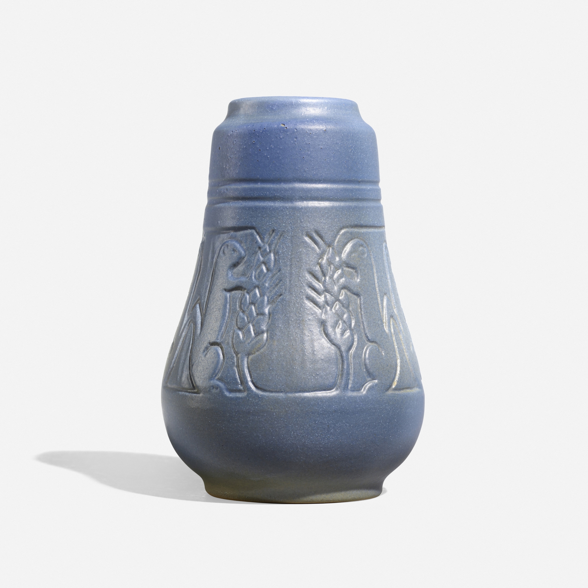 Margaret Cable | Flickertail & Wheat vase (Circa 1930) | MutualArt