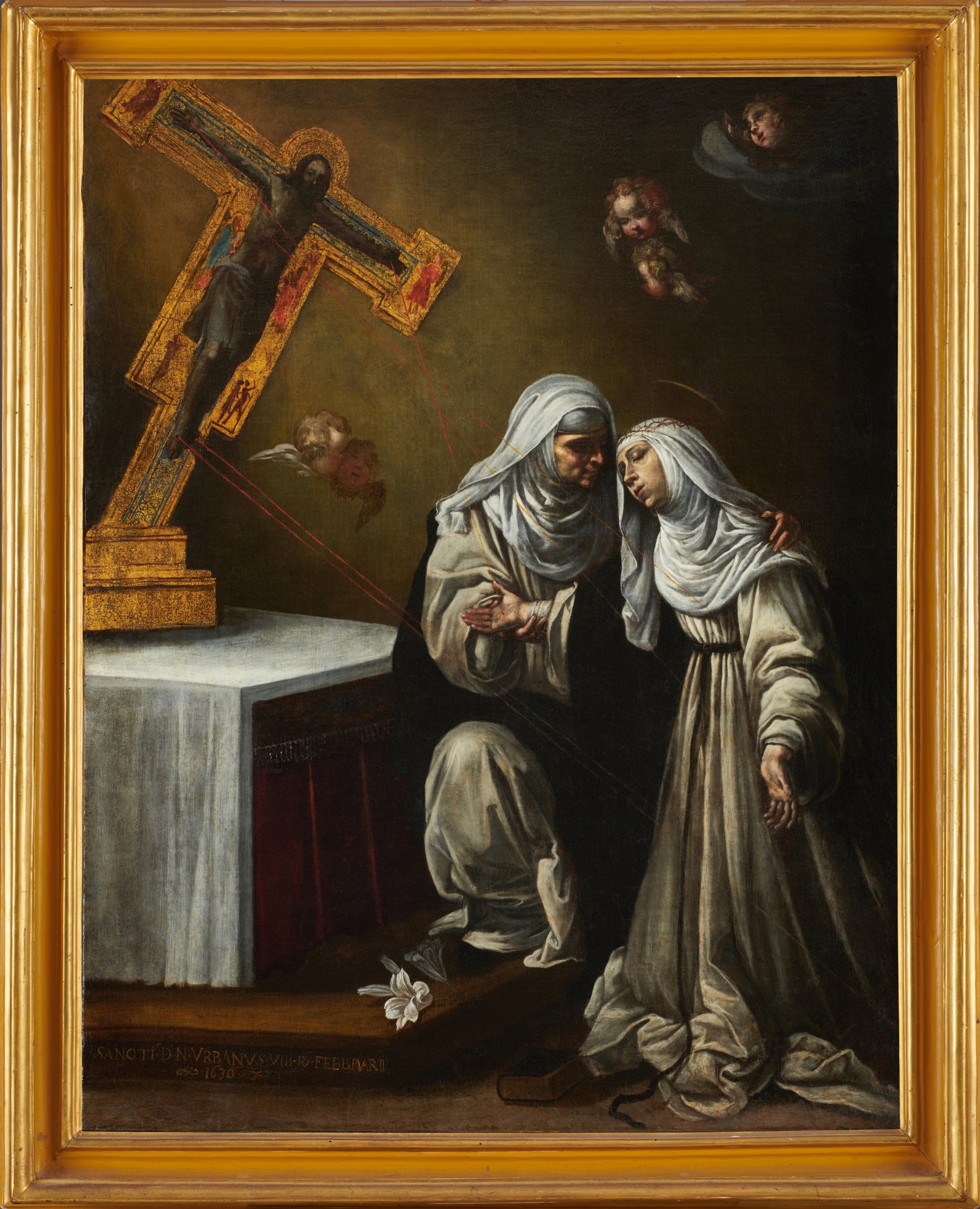 Rutilio Manetti | Saint Catherine of Siena Receiving the Stigmata (1630 ...