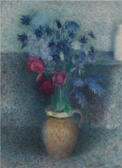 Dod Procter | Bluebells and Columbines (1964) | MutualArt