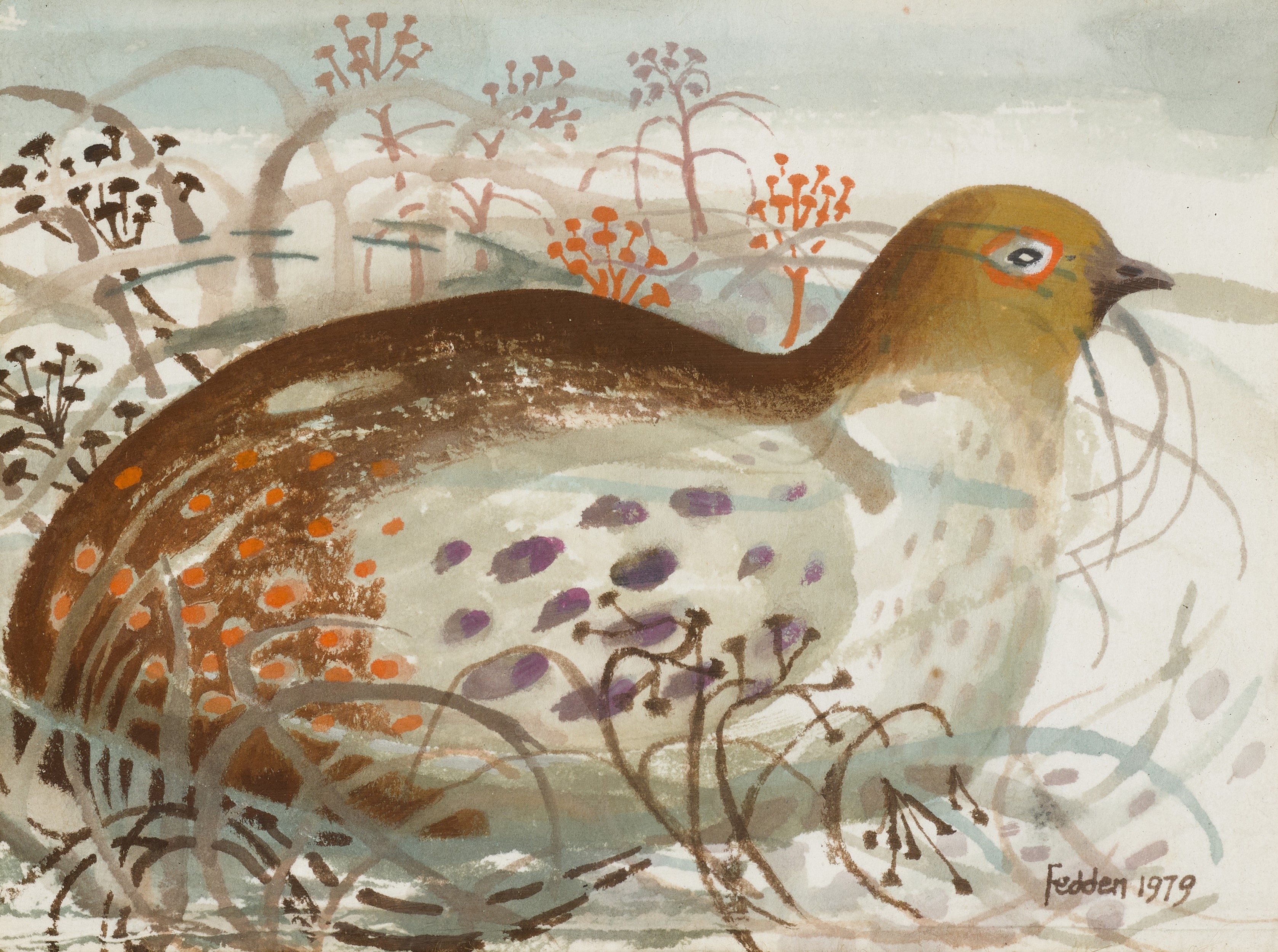 Mary Fedden | Partridge (1979) | MutualArt