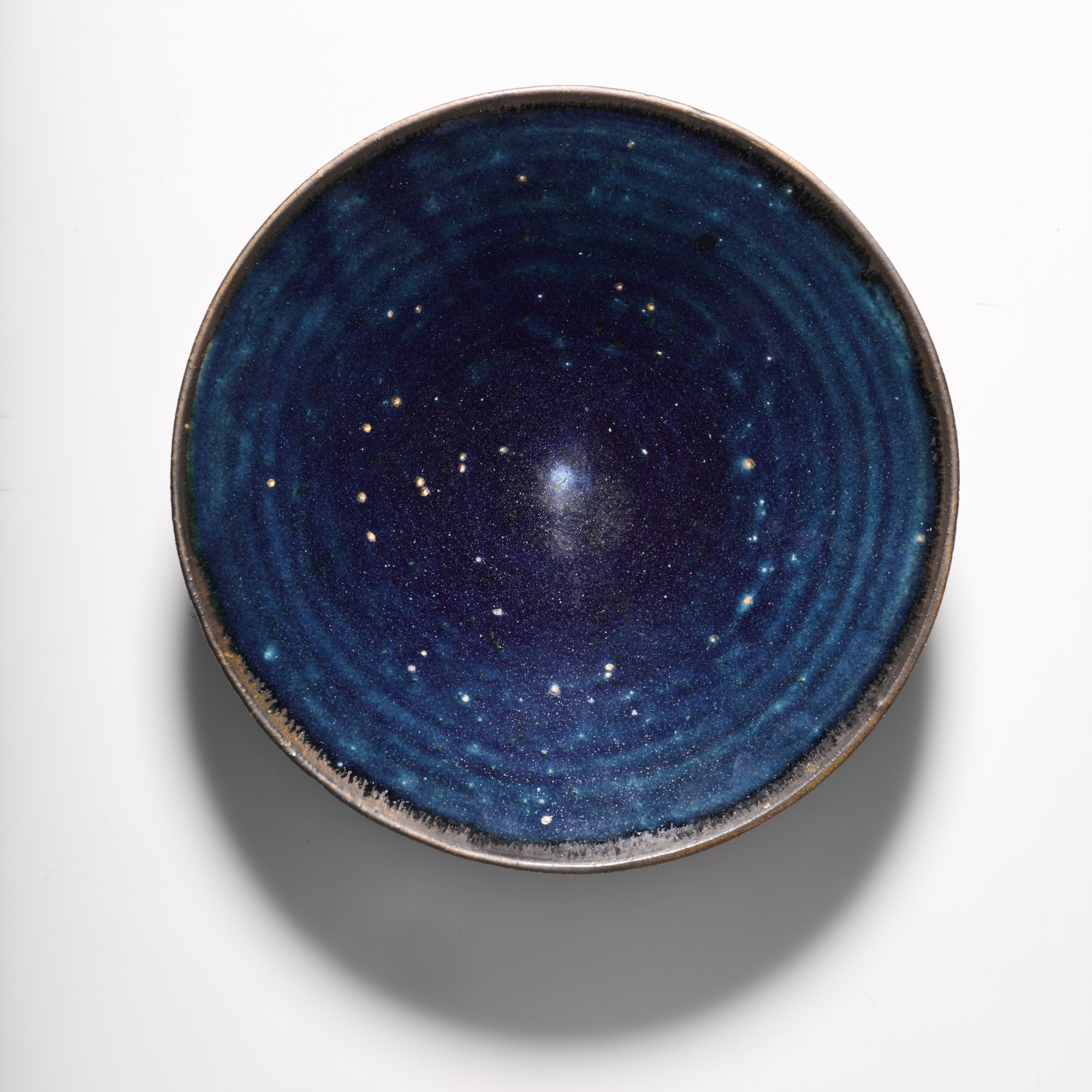 Emmanuel Cooper | Large Footed Dark Blue Bowl | MutualArt
