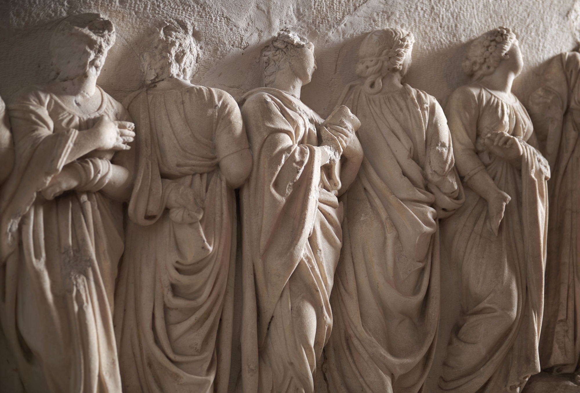 Roman School, 16th Century | Monumental Relief with the Nine Muses ...