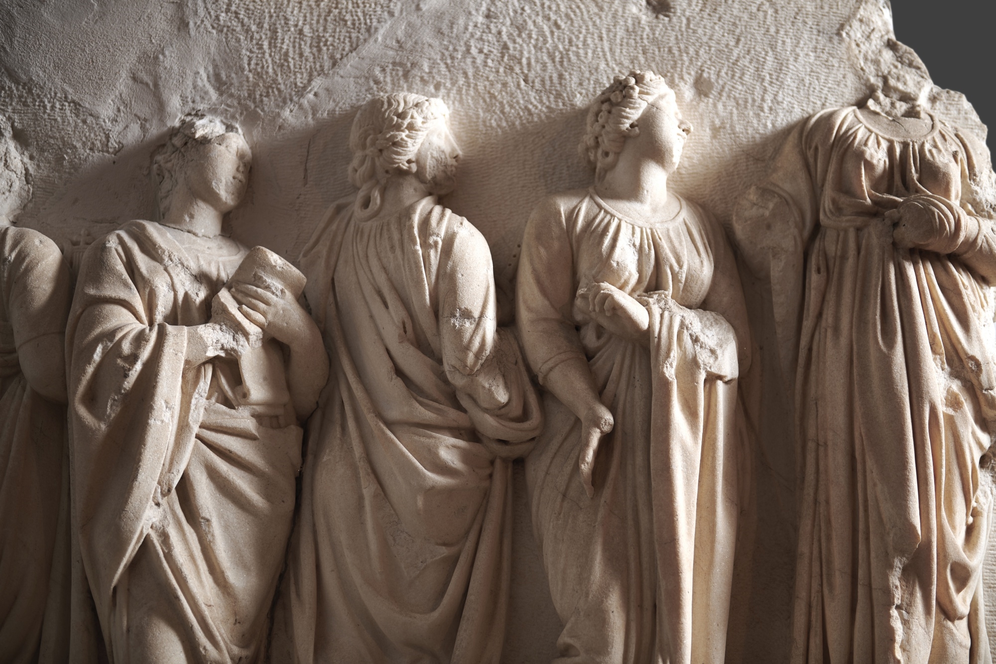 Roman School, 16th Century | Monumental Relief with the Nine Muses ...