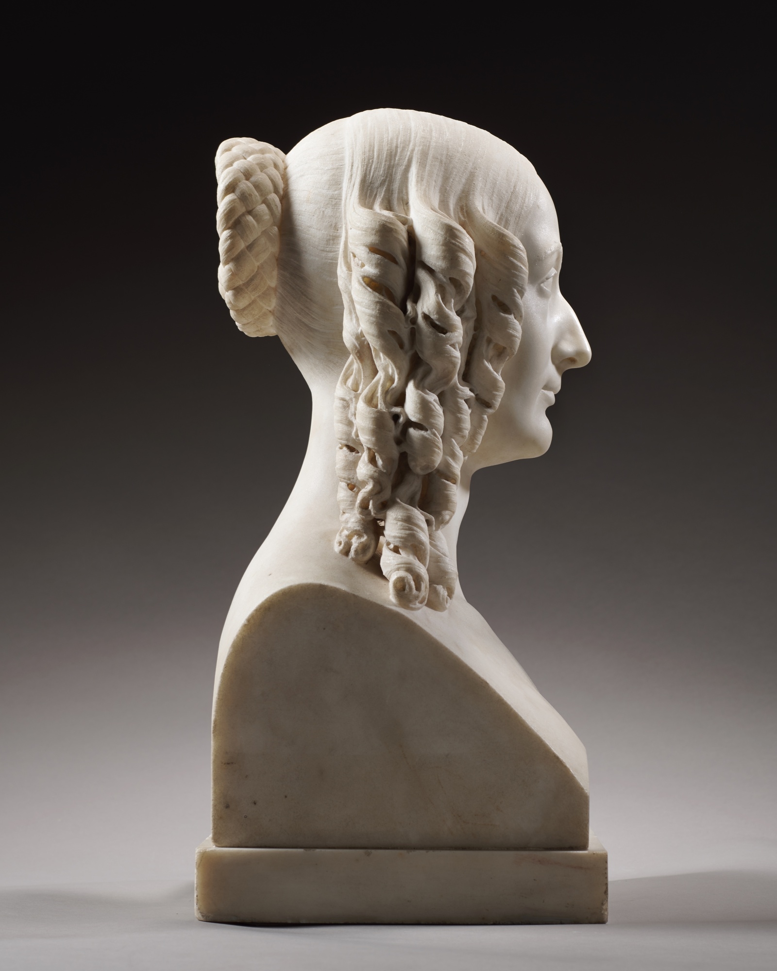 Lorenzo Bartolini | Bust of a Lady, possibly Elizabeth Barrett Browning ...