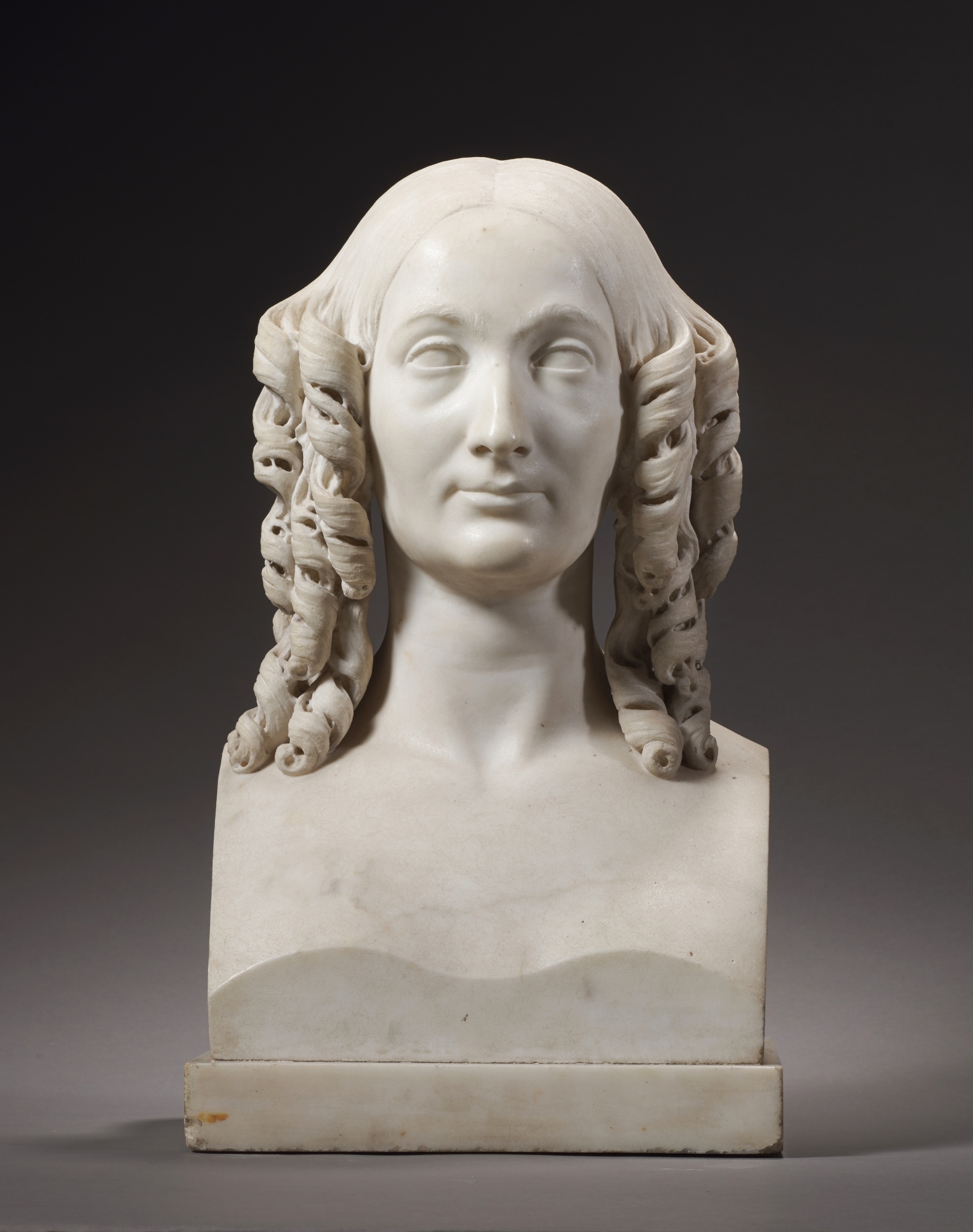 Lorenzo Bartolini | Bust of a Lady, possibly Elizabeth Barrett Browning ...