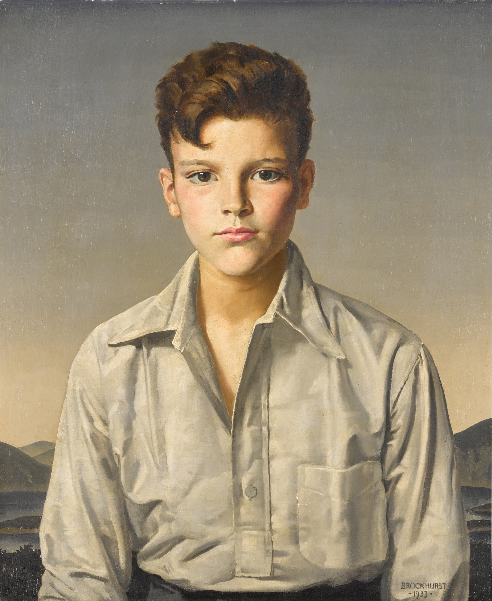 Gerald Leslie Brockhurst | Portrait of Albert Wiggin Selden (1933 ...