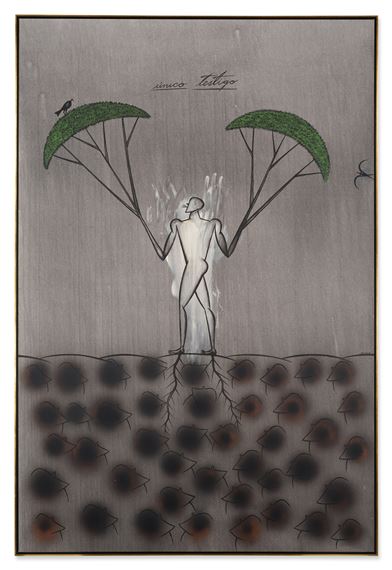 José Bedia | Único testigo (1992) | MutualArt