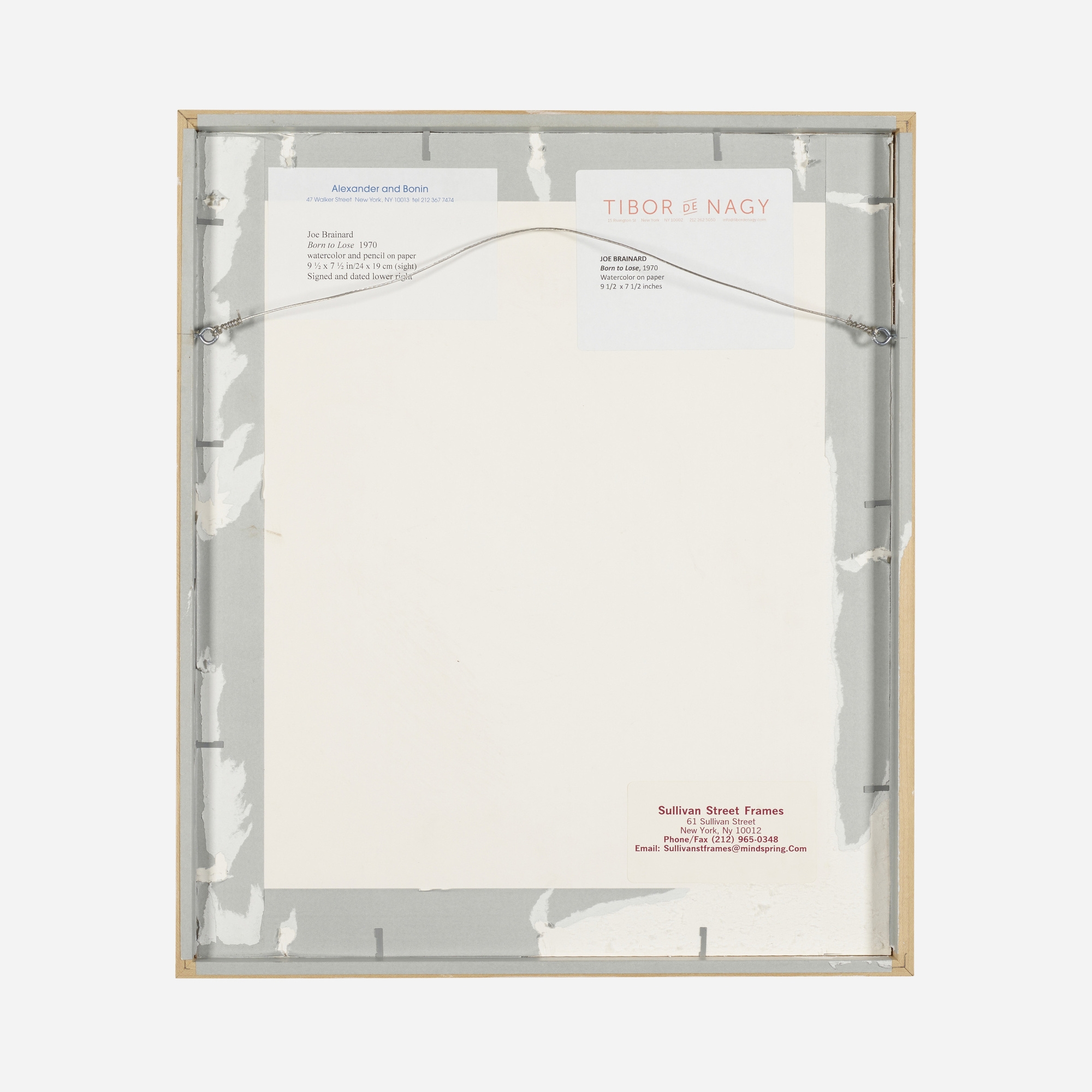 Joe Brainard | Born to Lose (1970) | MutualArt