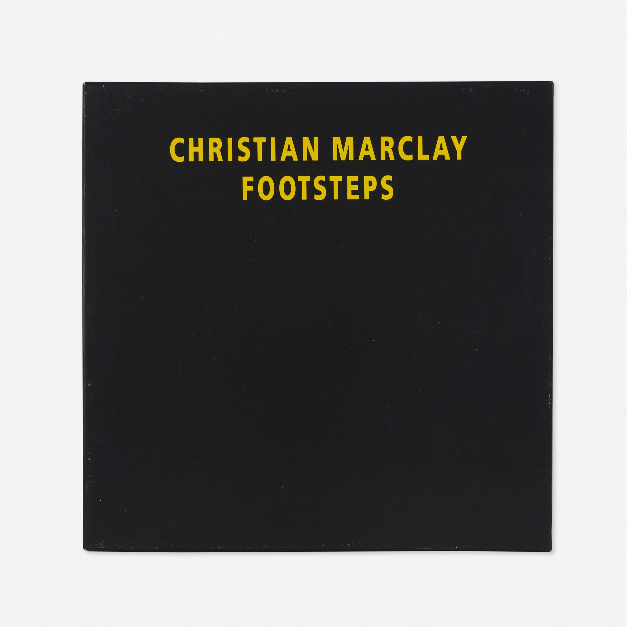 Christian Marclay | Footsteps (1993) | MutualArt