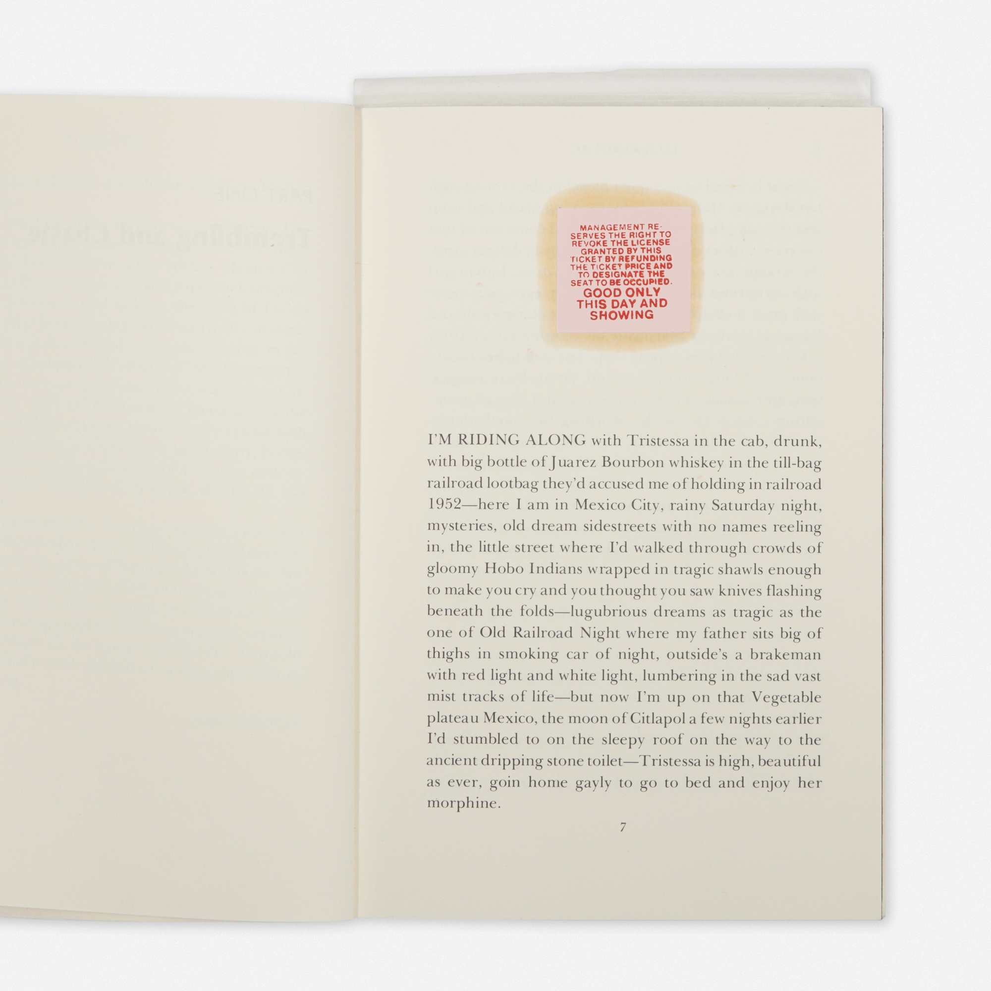 Jonathan Seliger | Jack Kerouac Tristessa (1991) | MutualArt