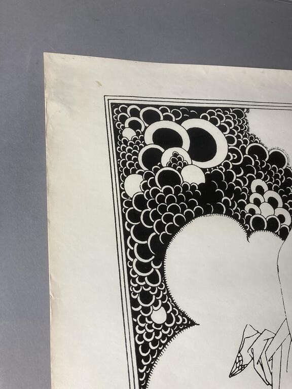 Aubrey Beardsley | Triptych of Aubrey Beardsley (1872-1898) Art Nouveau ...