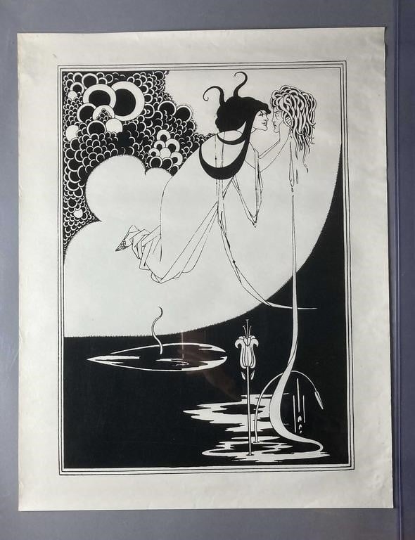 Aubrey Beardsley | Triptych of Aubrey Beardsley (1872-1898) Art Nouveau ...