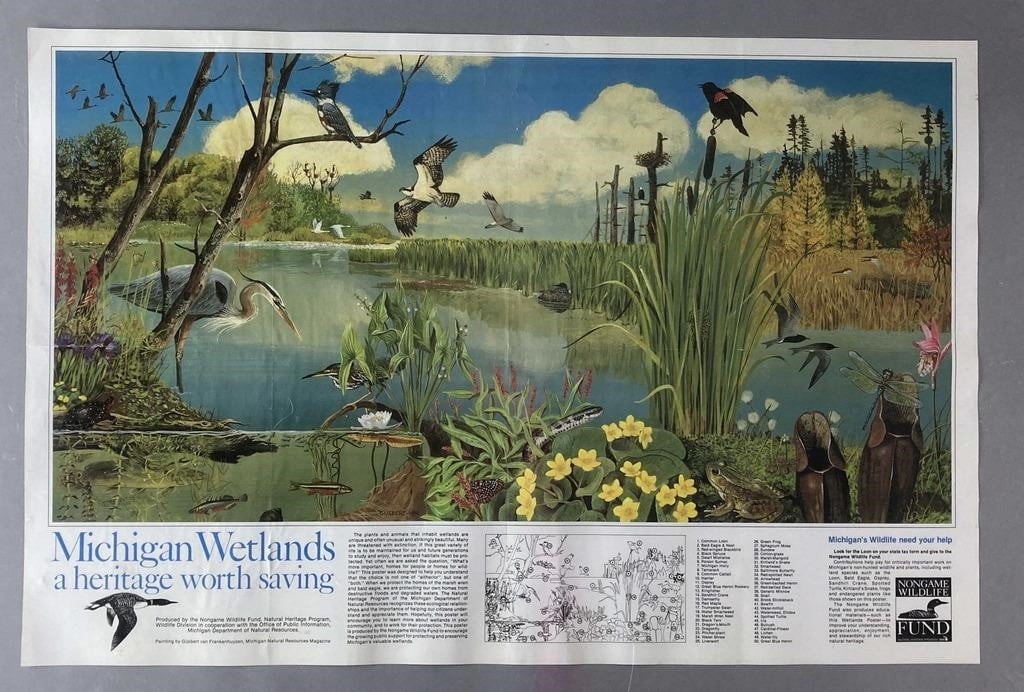 Gijsbert van Frankenhuyzen | Educational poster produced by the Nongame ...