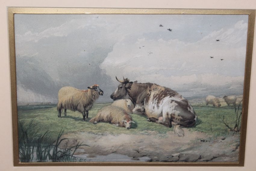 Thomas Sidney Cooper | Cattle and sheep in an open country landscape ...