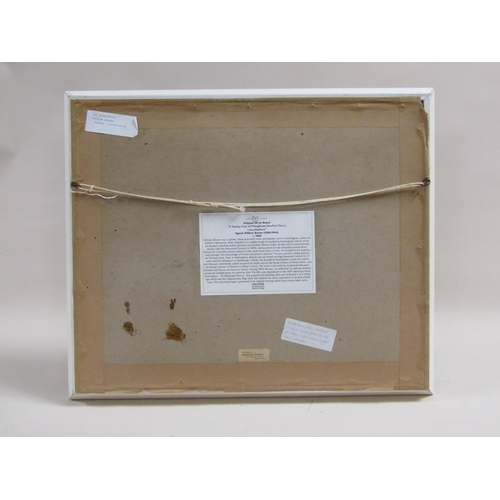 William Benner | A rainy day at Bingham Marketplace | MutualArt