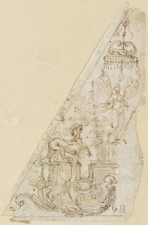 Giovanni da Udine | Two designs for frescoes | MutualArt