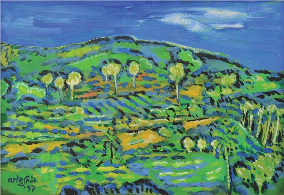 Arie Smit | Balinese Lansdscape (1997) | MutualArt