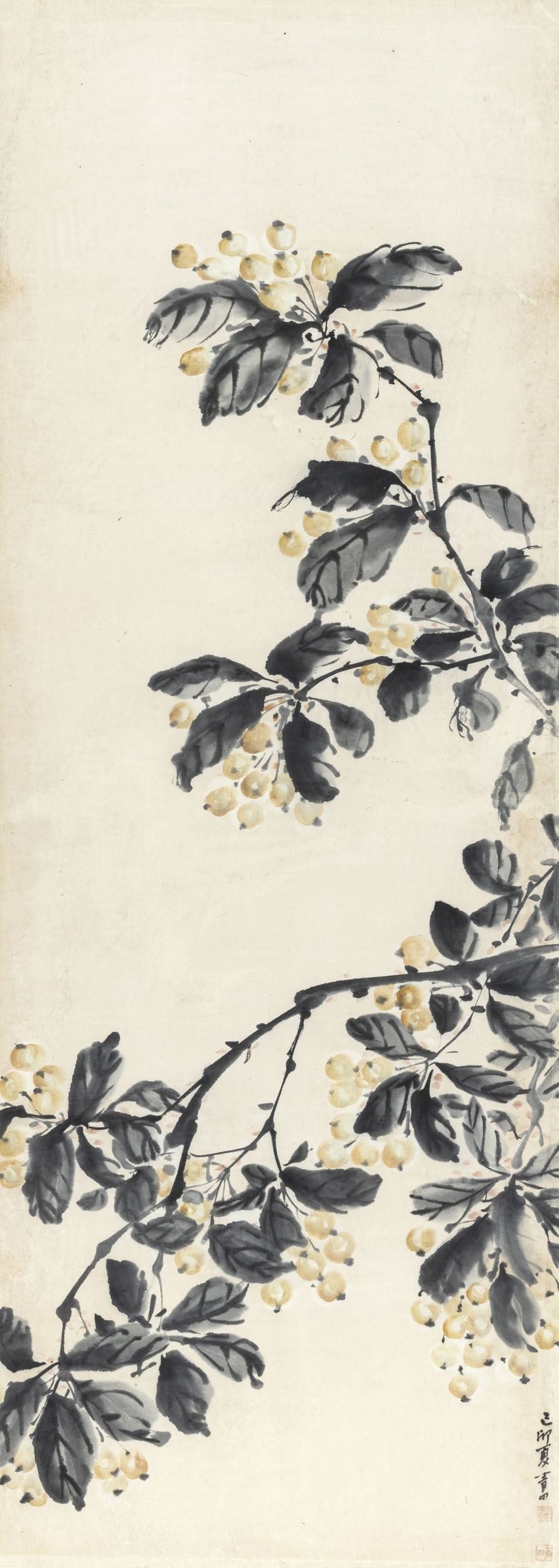 Lee Sang-Beom | 비파도 枇杷圖 (1939) | MutualArt