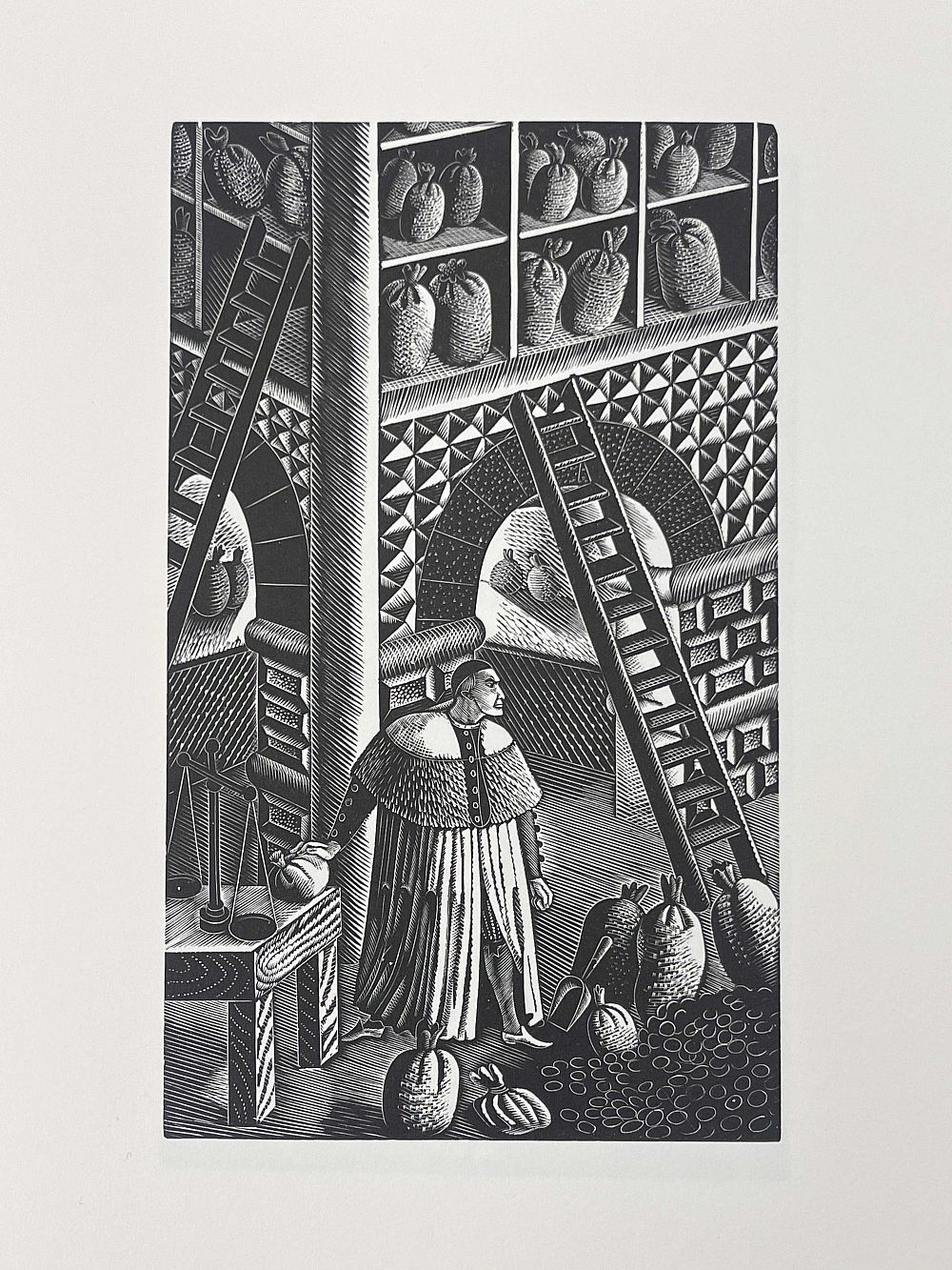 Eric Ravilious | Famous Tragedy of The Rich Jew of Malta (1933) | MutualArt