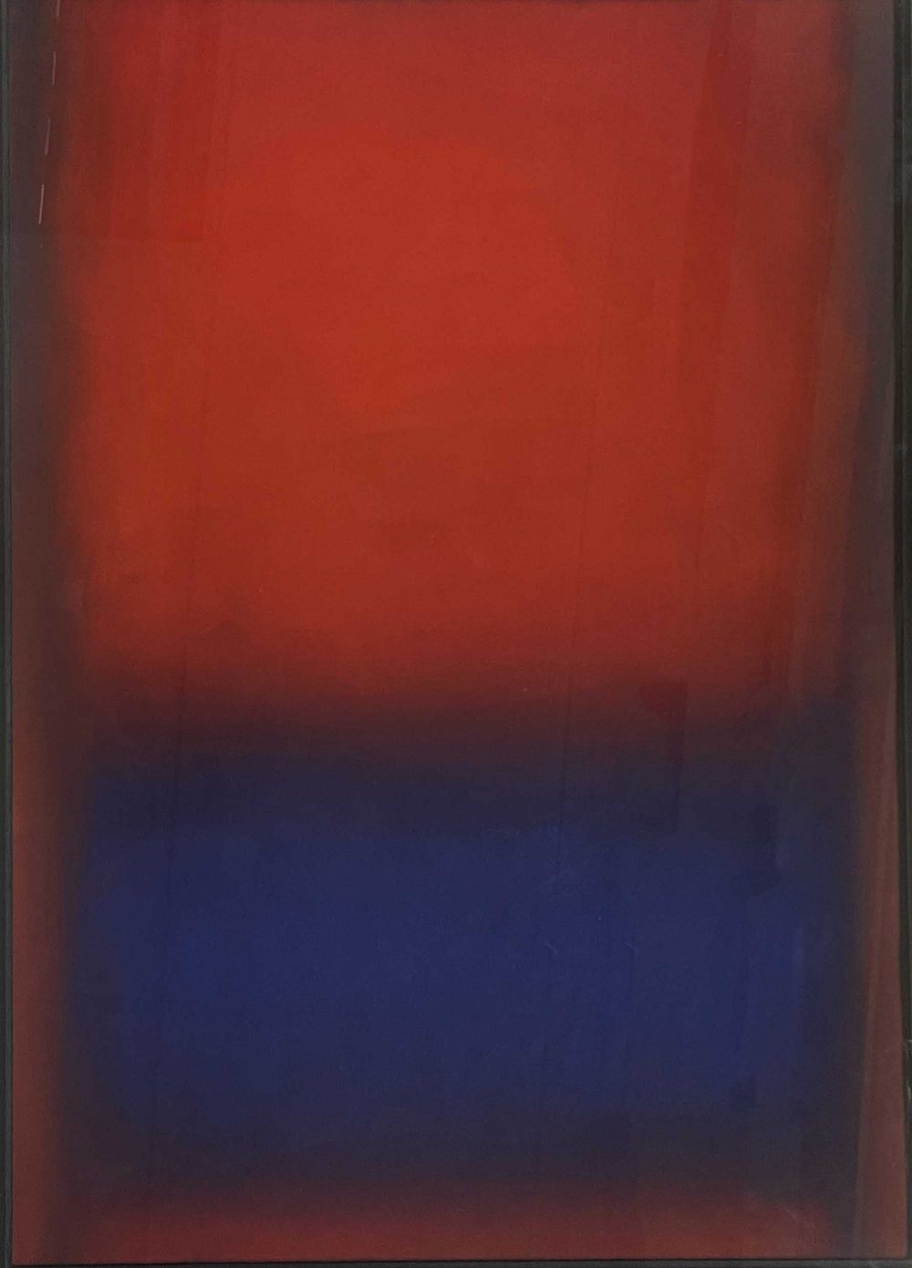 Howard Watson | Composition in orange and blue (2002) | MutualArt