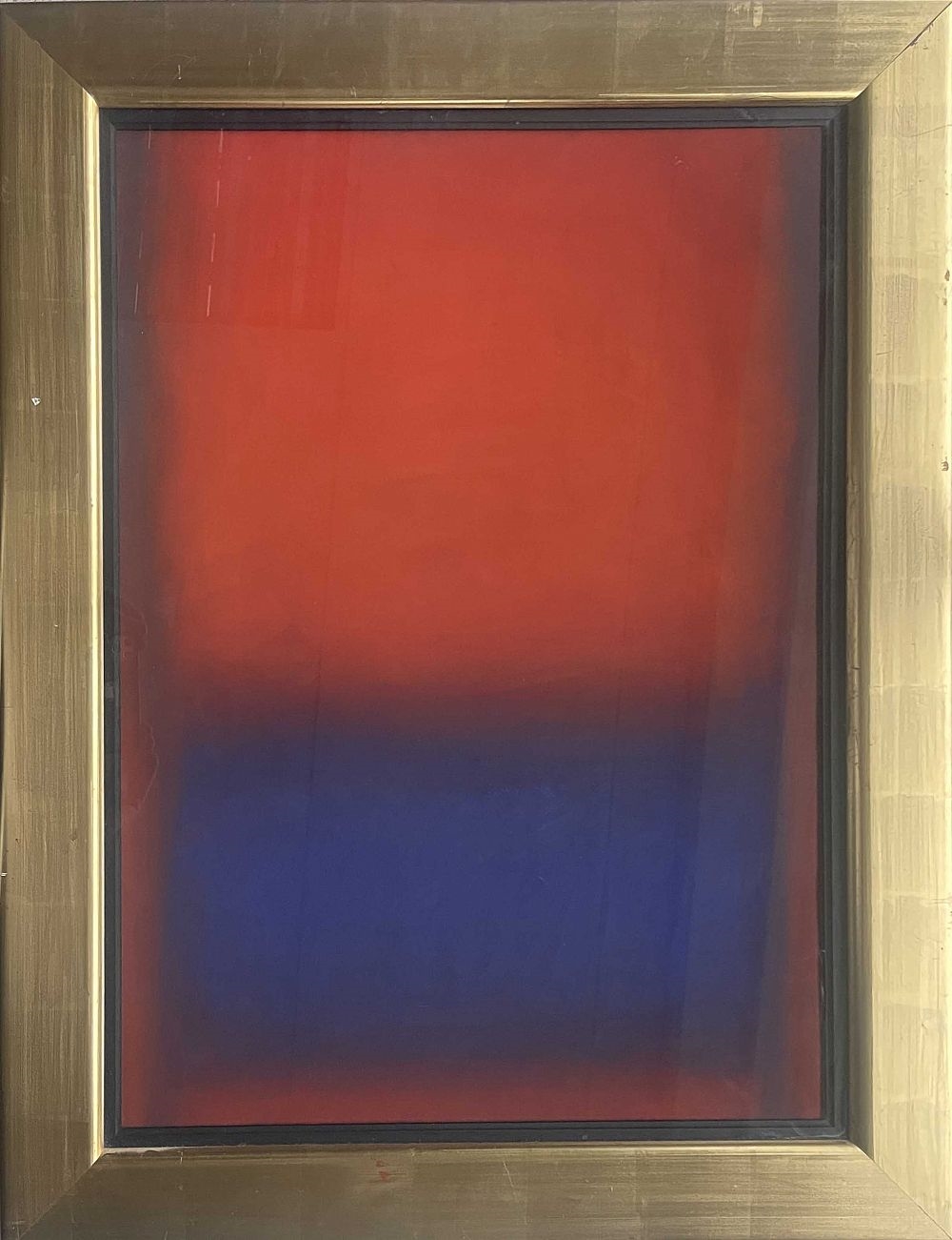 Howard Watson | Composition in orange and blue (2002) | MutualArt
