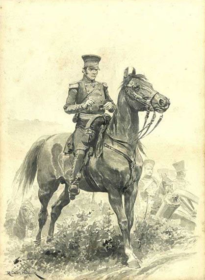 Richard Caton Woodville | General Gneisenau at the Battle of Leipzig ...
