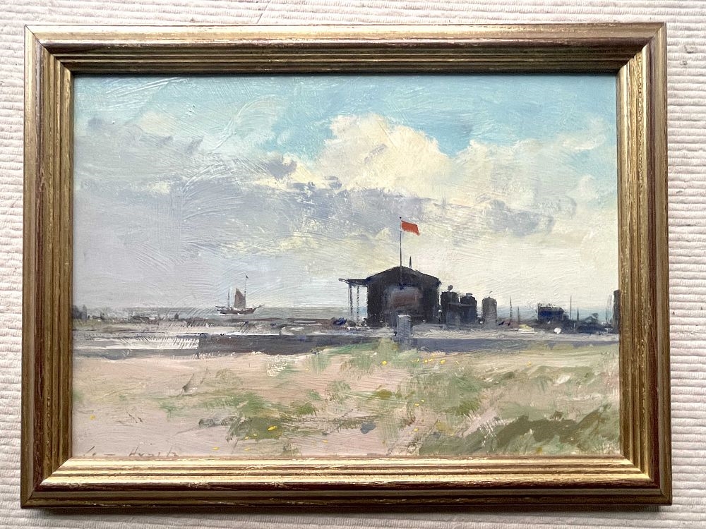 Ian Houston | The Queen Galadriel passing Aldeburgh Beach | MutualArt