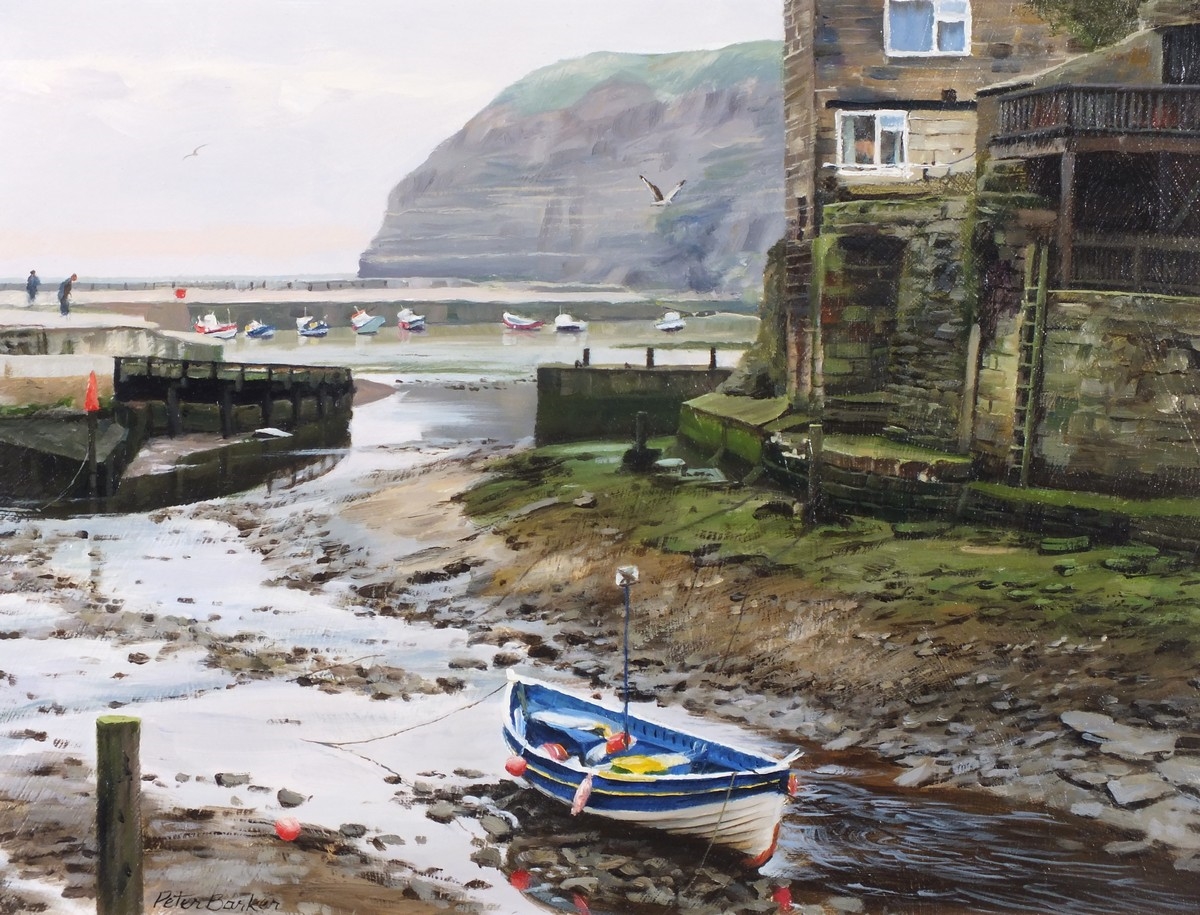 Peter Barker | Calm Morning Staithes (7) | MutualArt