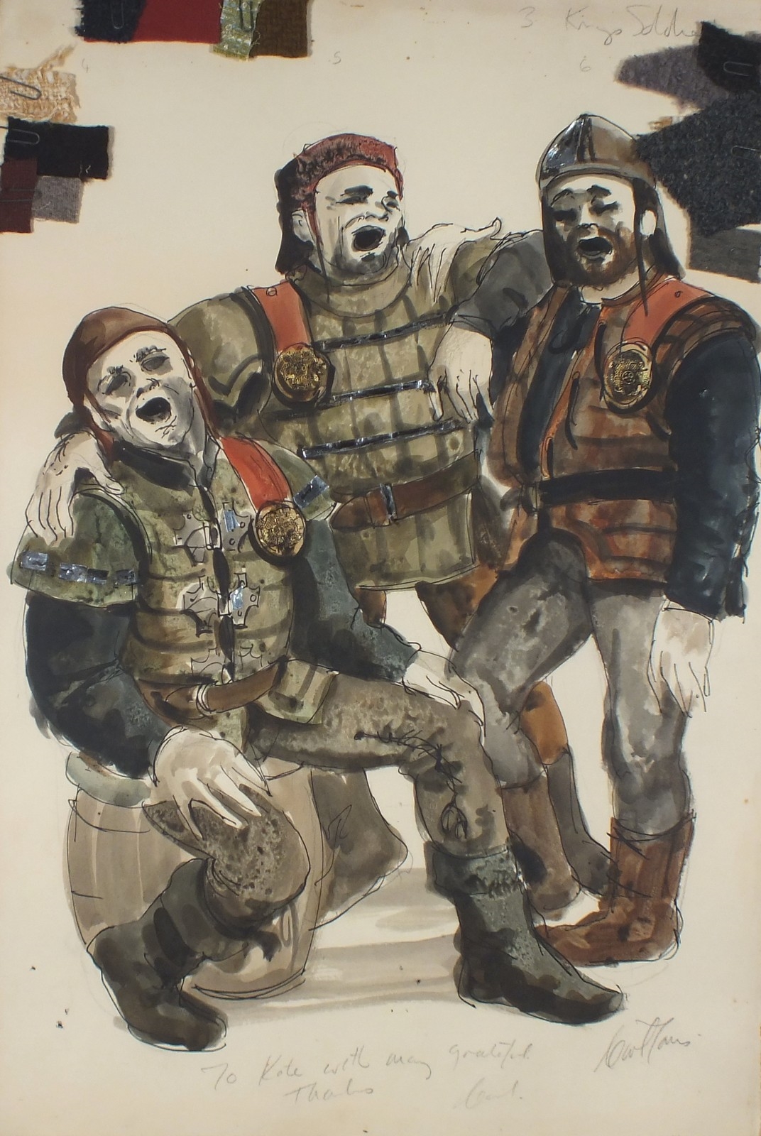 Carl Toms | Costume design for 3 Kings Soldiers | MutualArt