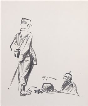 Jean-Louis Forain | Les coulisses du ballet (1905) | MutualArt