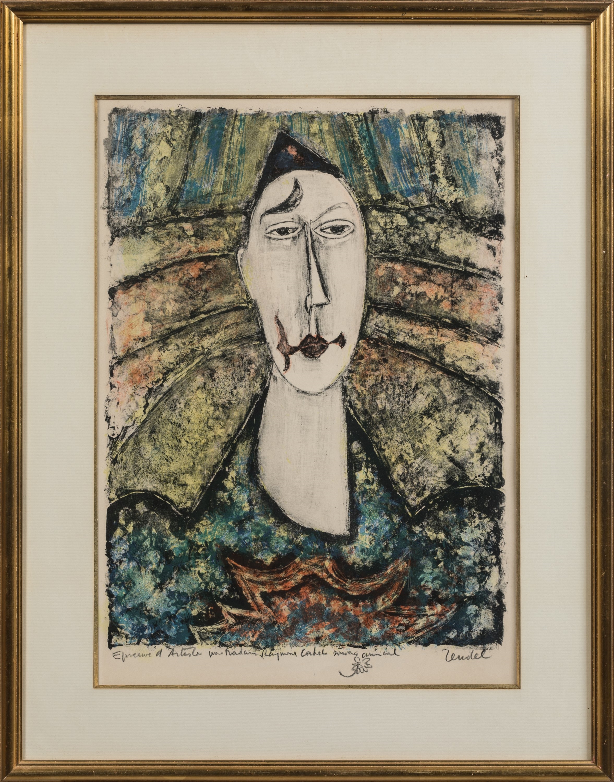 Gabriel Zendel | Le Clown Blanc | MutualArt