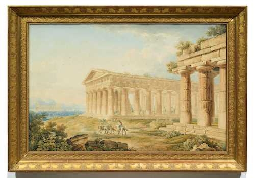 Franz Kaisermann | View of the temples of Paestum | MutualArt