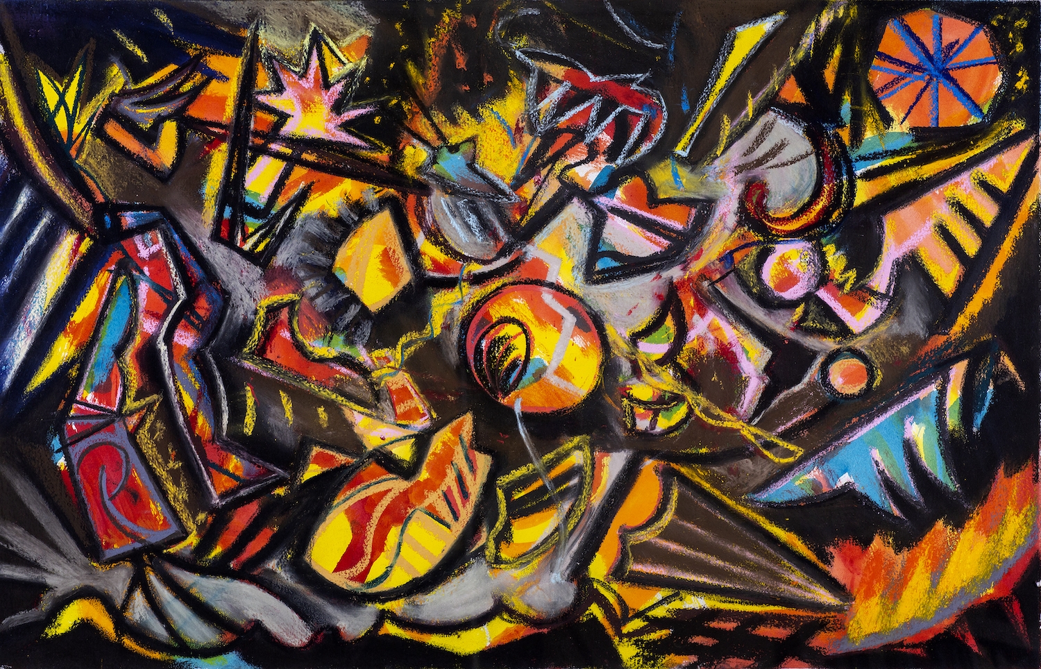 Peter Booth | PAINTING (DEVIL AND LAUGHING MAN) 1981 | MutualArt