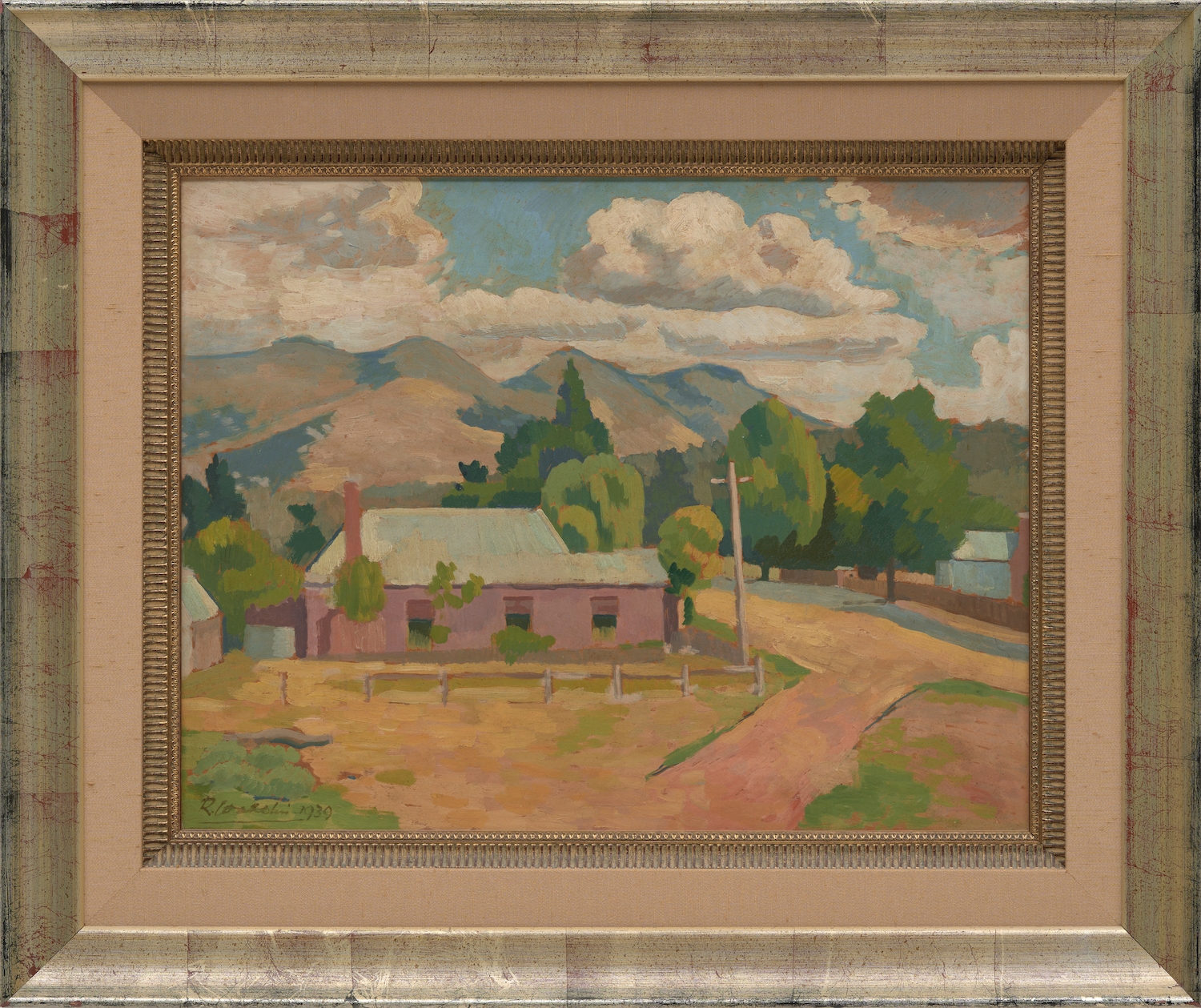 Roland Wakelin | House At The Foothills Of The Mountains (1939) | MutualArt