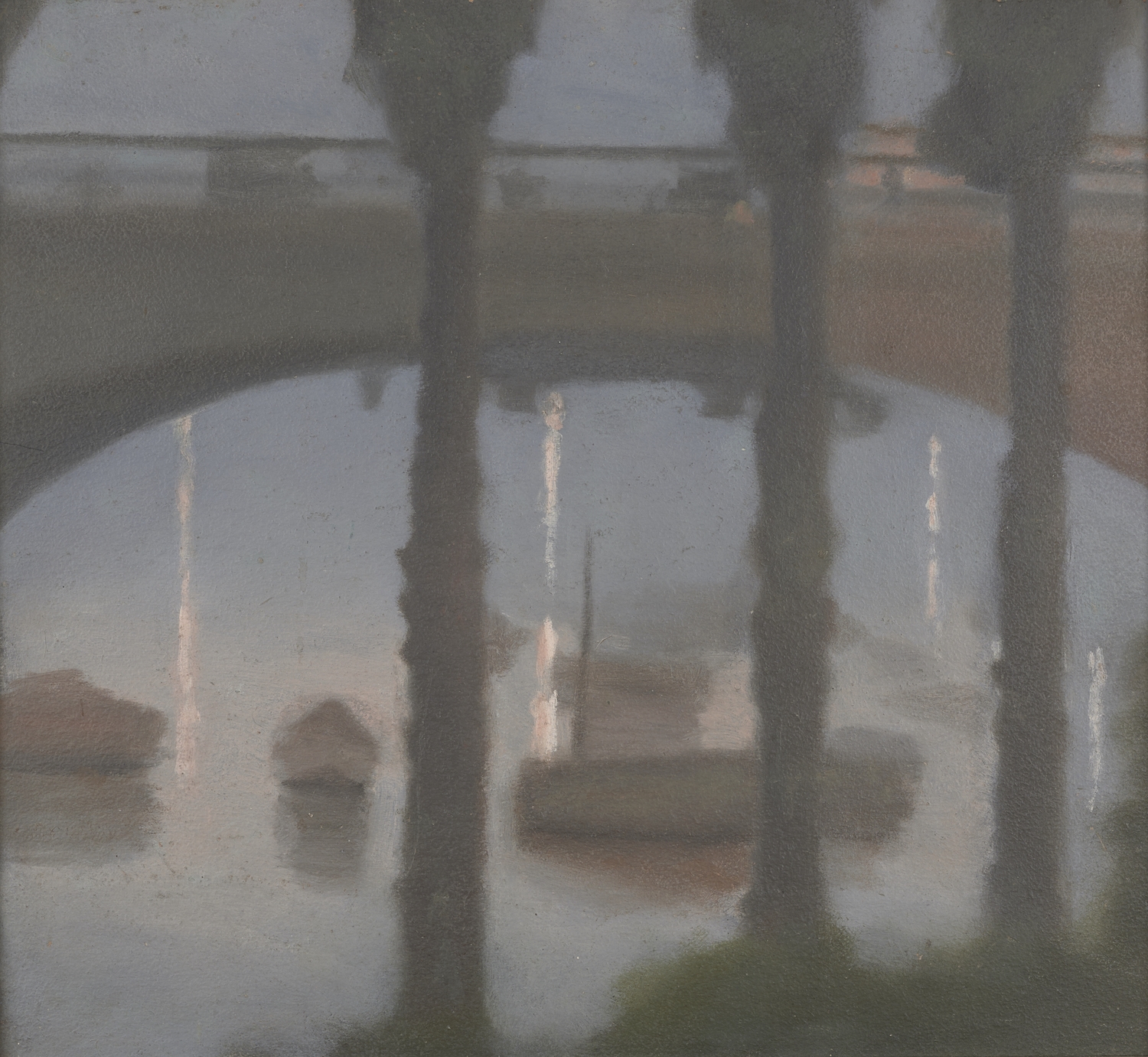 Clarice Beckett | VIEW ACROSS THE YARRA (Circa 1931) | MutualArt