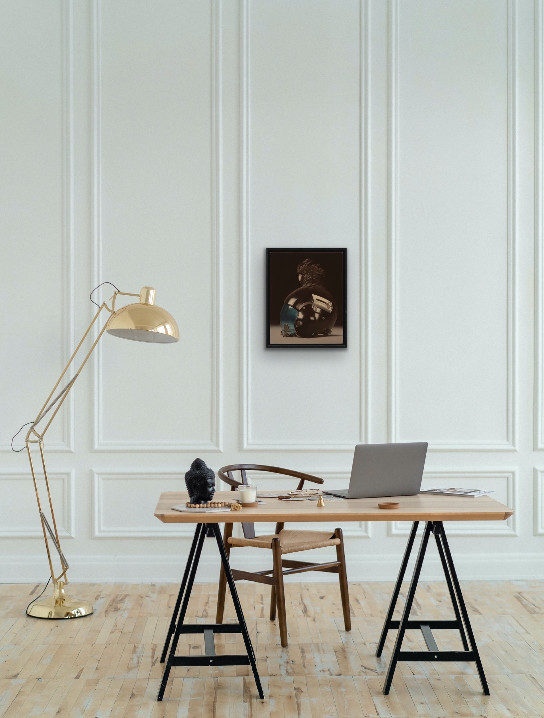 Sam Leach | Cockatoo and Helmet | MutualArt