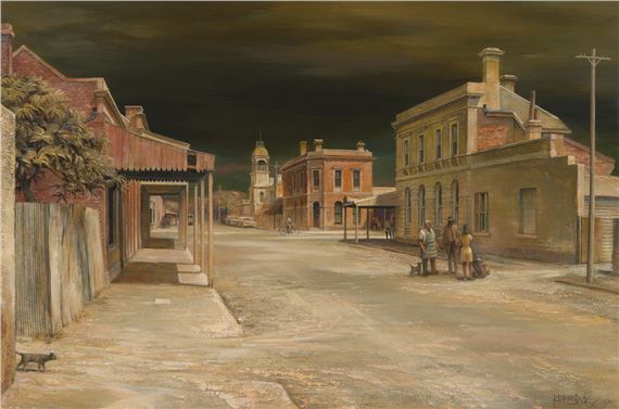 Kenneth Jack | A Street in Inglewood (1970) | MutualArt