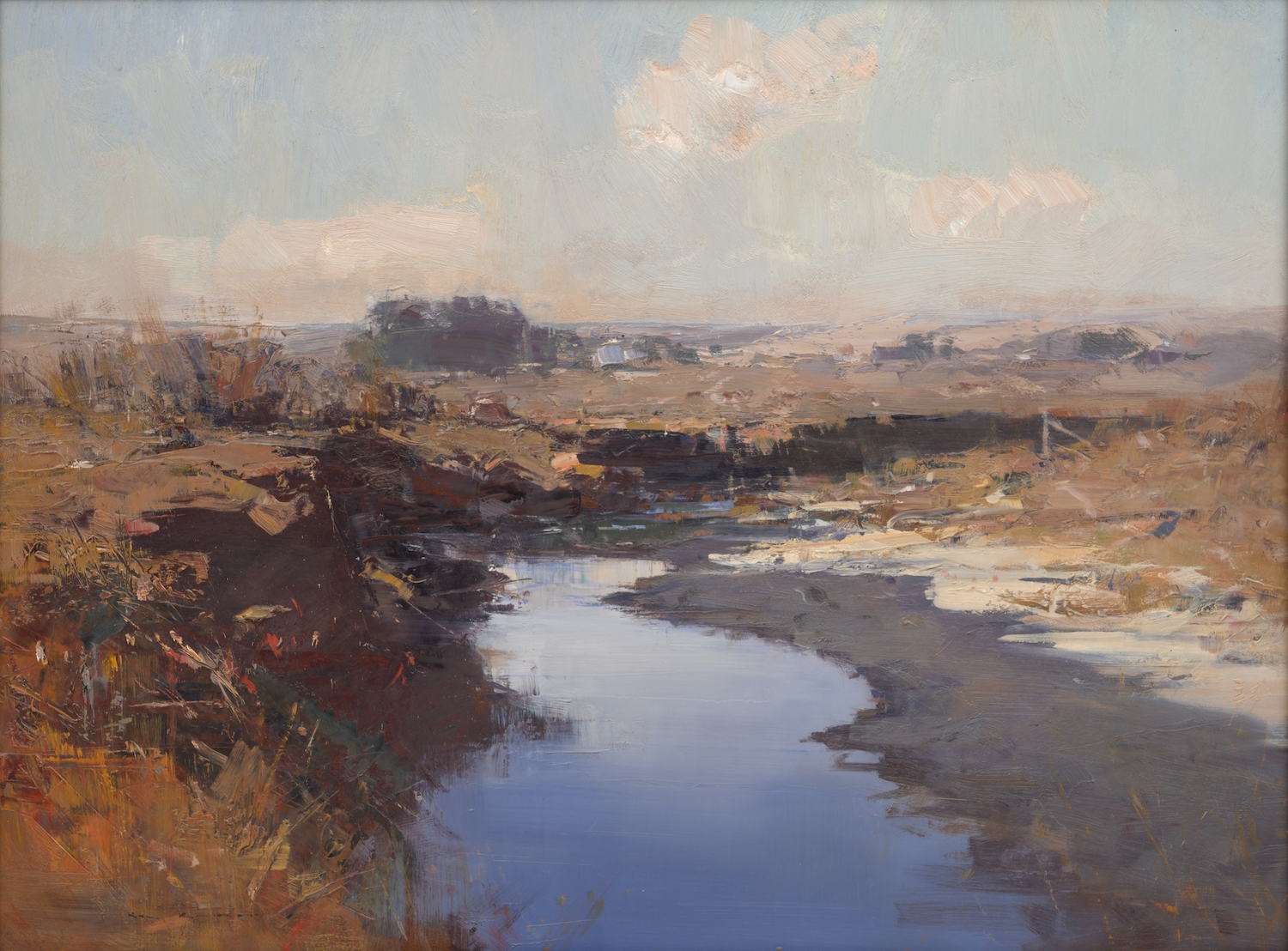 Ken Knight | Late Afternoon On The Creek | MutualArt