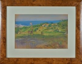 Adolf Hirémy Hirschl | View of the Gulf of Trieste (1917) | MutualArt