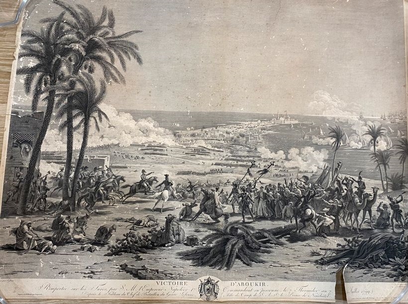 Edme Bovinet | Victory of Aboukir. Beautiful engraving by... - Lot 7 ...