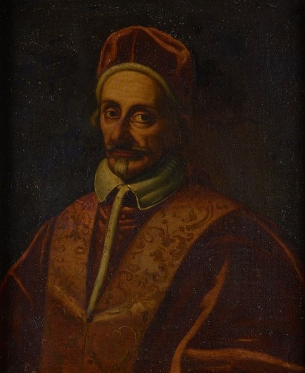 Roman School, 17th Century | Portrait of Pope Innocent XI | MutualArt