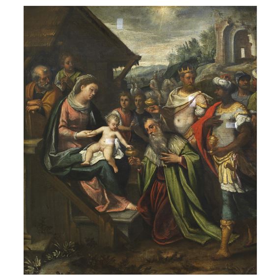 Lombardo–veneto School 17th Century | THE ADORATION OF THE MAGI | MutualArt