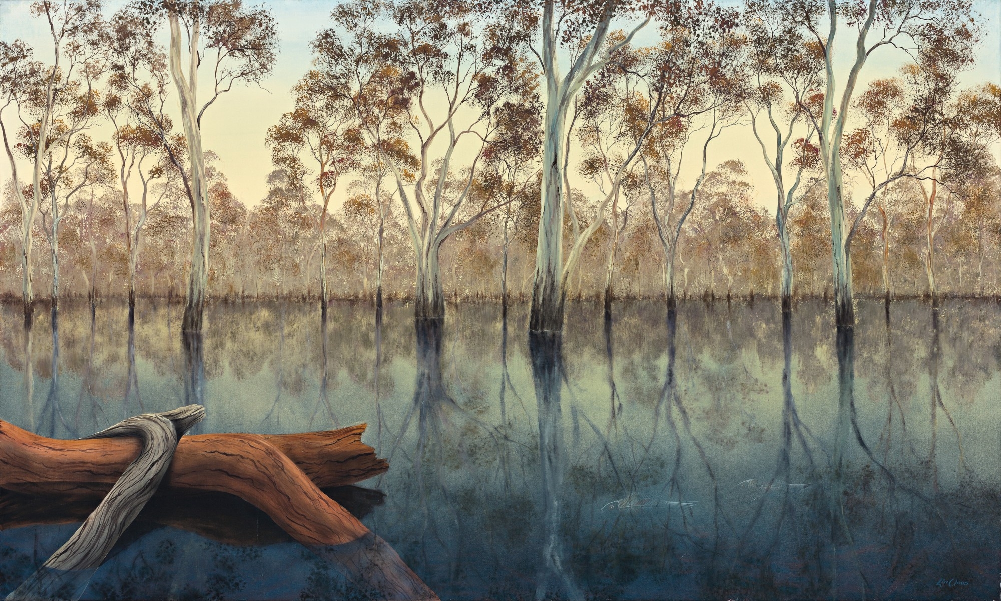 Lin Onus | DEEP WATER (MATONG) (1995) | MutualArt