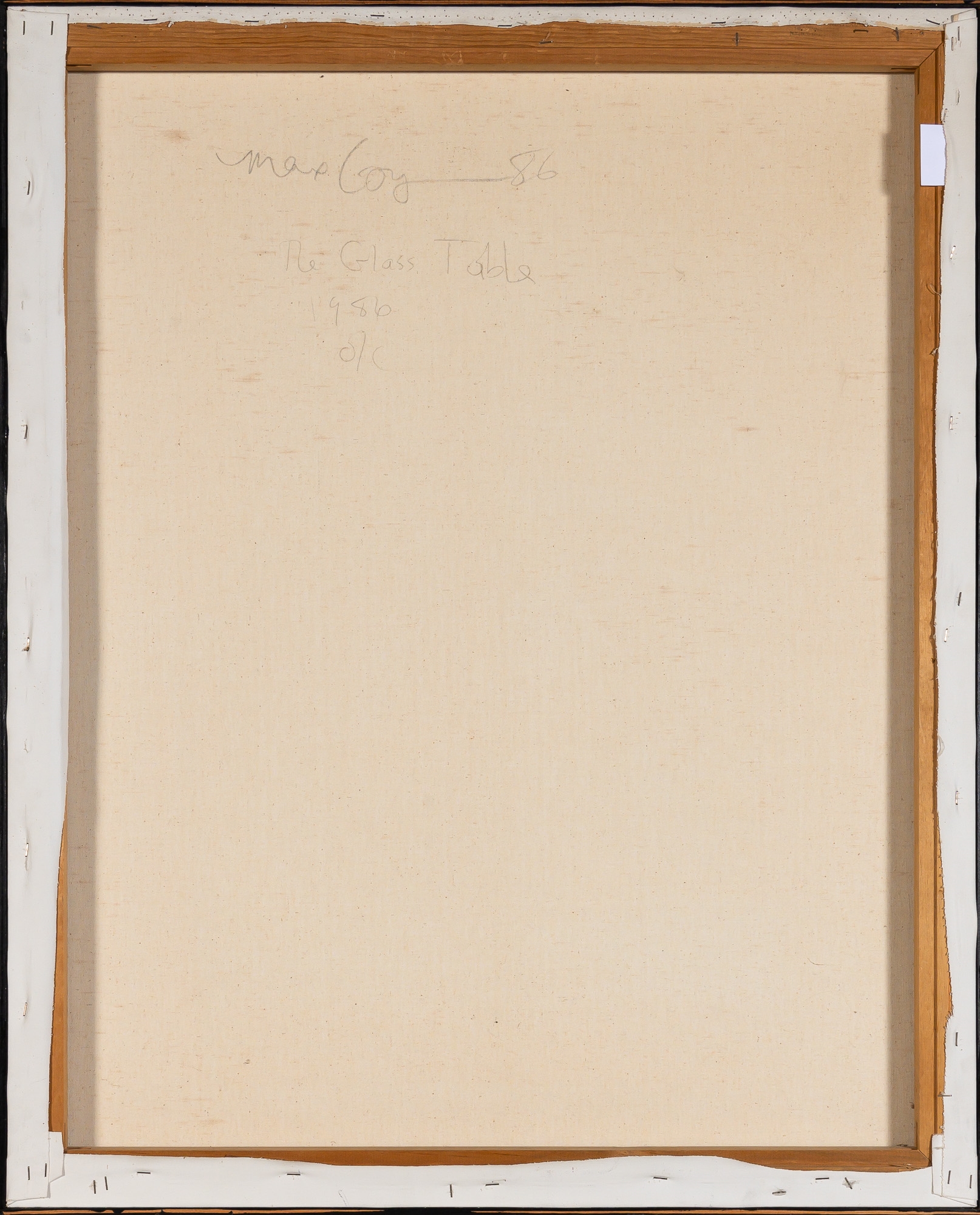 Max Coyer | The Glass Table (1986) | MutualArt