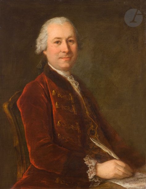 Louis Alexandre | Portrait of a man holding a score | MutualArt