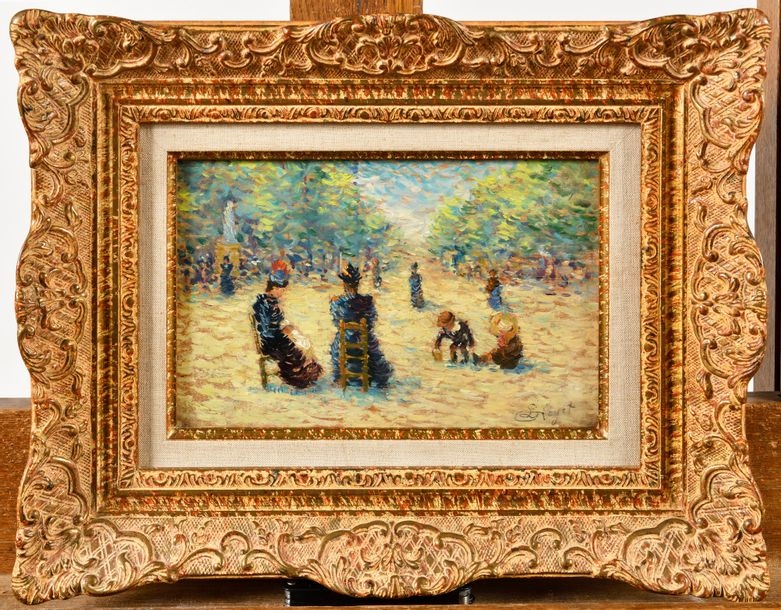 Louis Hayet | Le jardin du Luxembourg | MutualArt