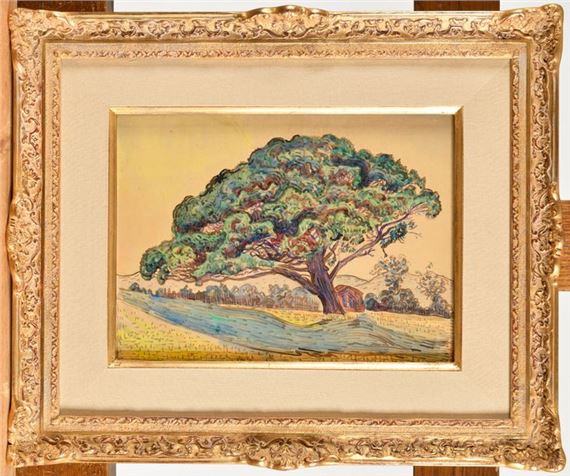 Paul Signac | le pin de bonaventure (Circa 1893) | MutualArt