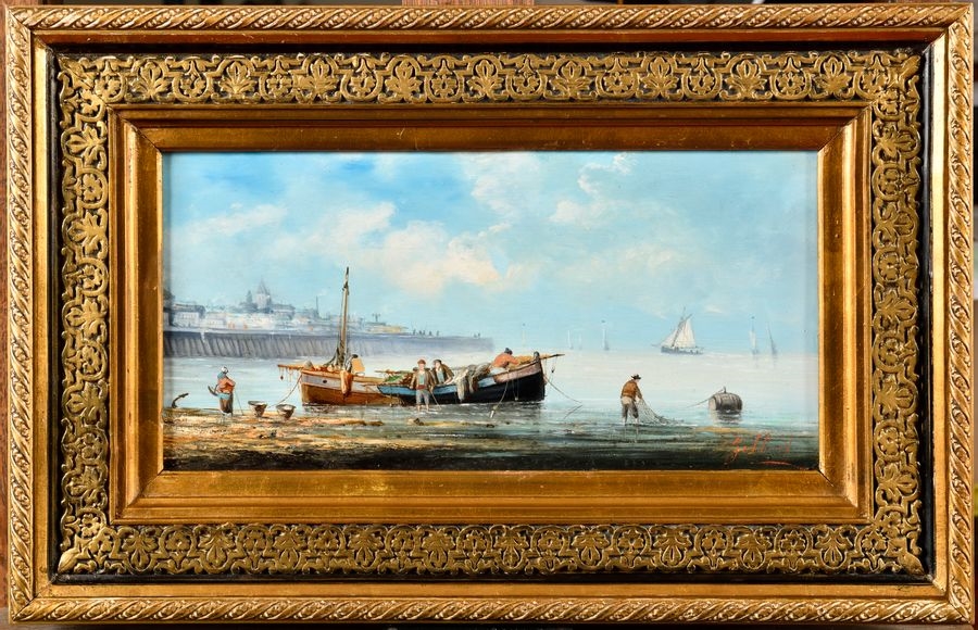 Pierre Julien Gilbert | The return of the fishermen | MutualArt