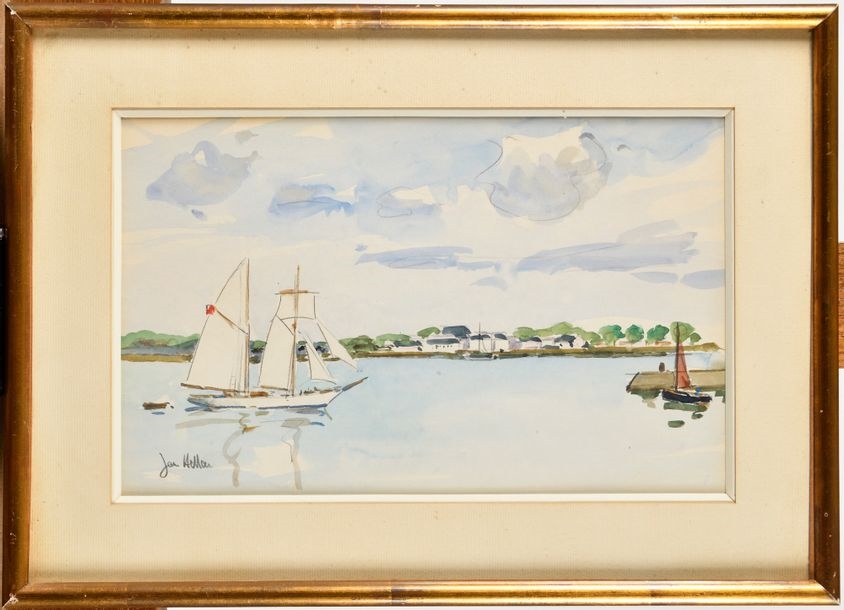 Jean Helleu | Goélette à Saint-Malo | MutualArt